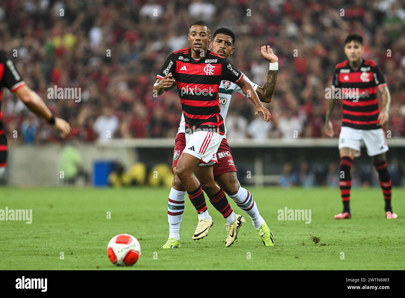 Rio, Brazil - march, 16 2024, De La Cruz player in match between ...
