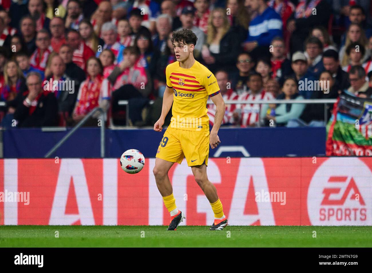 MADRID, SPAIN - MARCH 17: Hector Fort Right-Back of FC Barcelona in ...