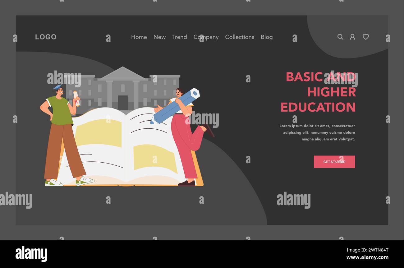 Academic achievement concept. Dynamic portrayal of educational process ...