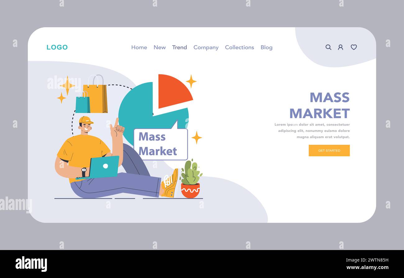 Mass market web or landing. Mass production economics. Targeted ...