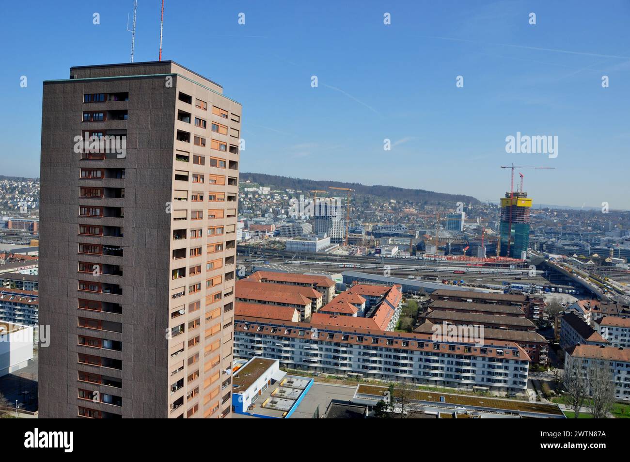Die renovierten Bullinger-Hochhäuser zählen zu den ersten Hochbauten in ...