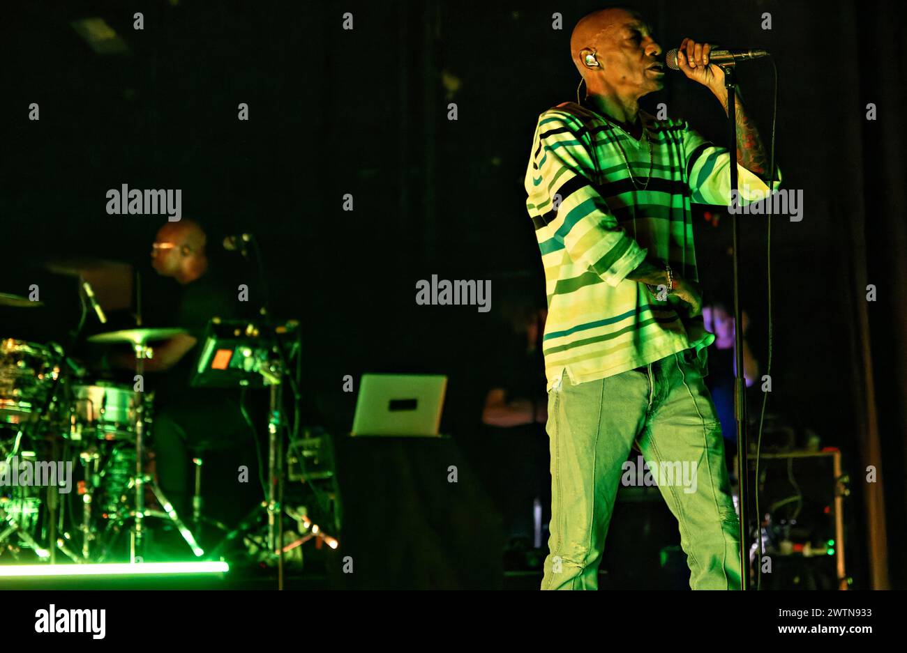 Denmark. 18th Mar, 2024. The British rapper, singer and producer Tricky ...