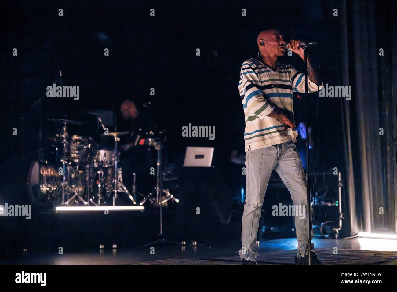 Denmark. 18th Mar, 2024. The British rapper, singer and producer Tricky ...