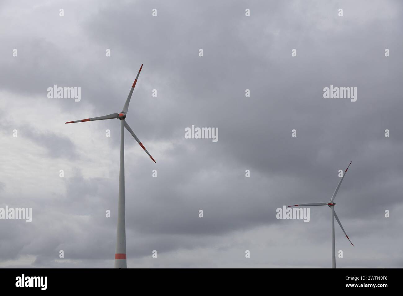 Wind energy in rural area hi-res stock photography and images - Alamy