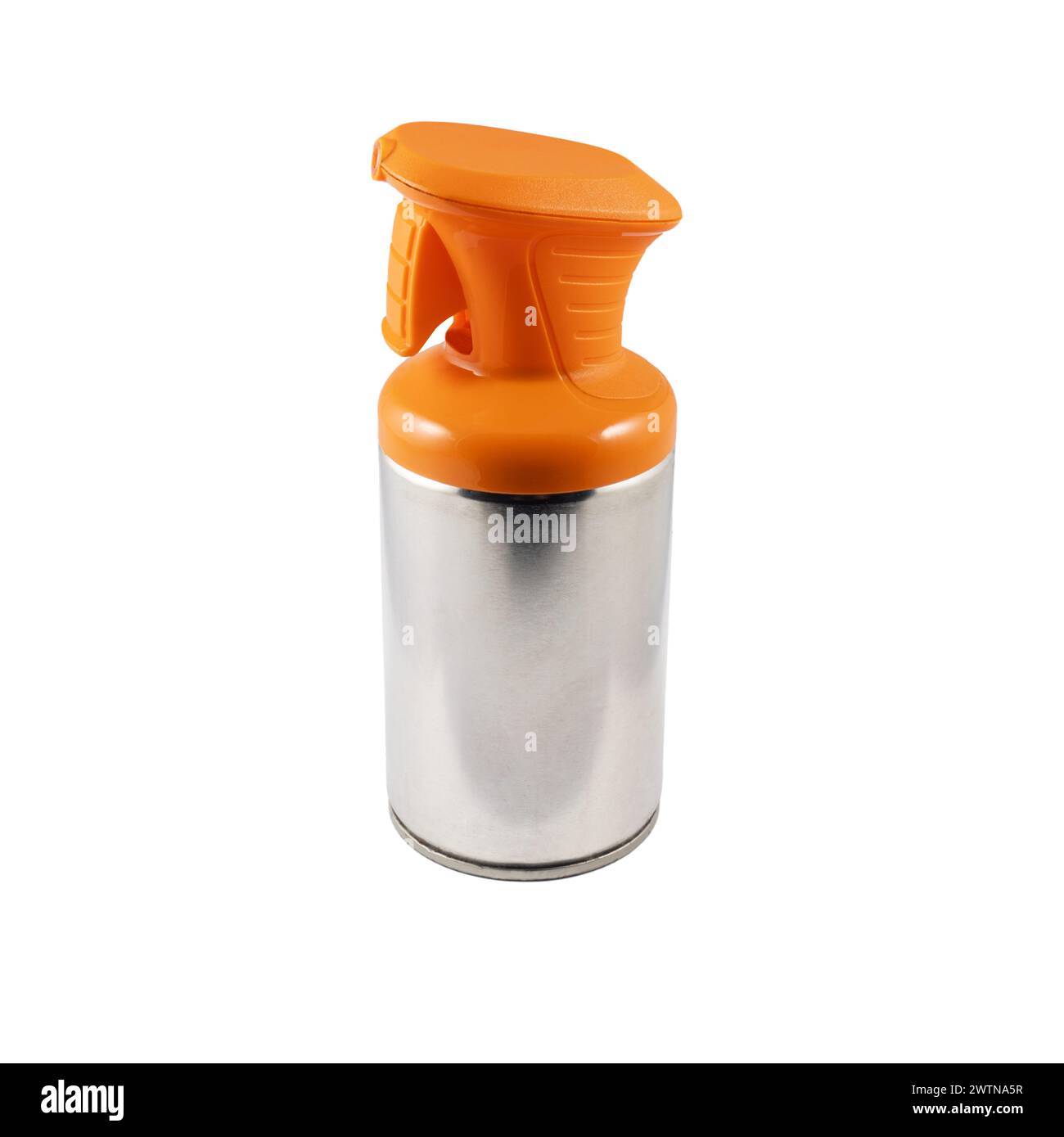 a metallic spray can on a transparent background Stock Photo - Alamy