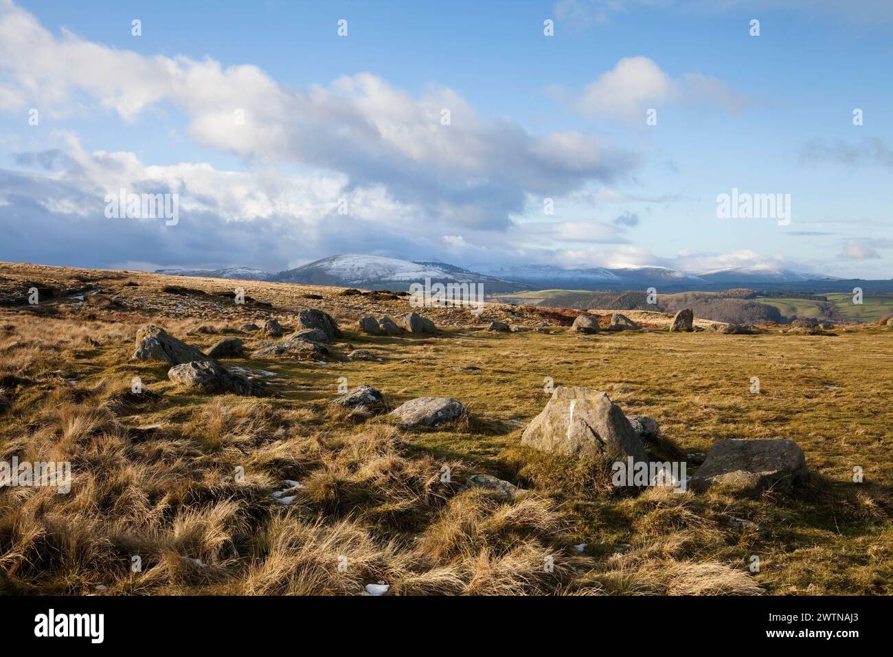 The Cockpit stone circle between Askham Fell and Barton Fell, in the ...