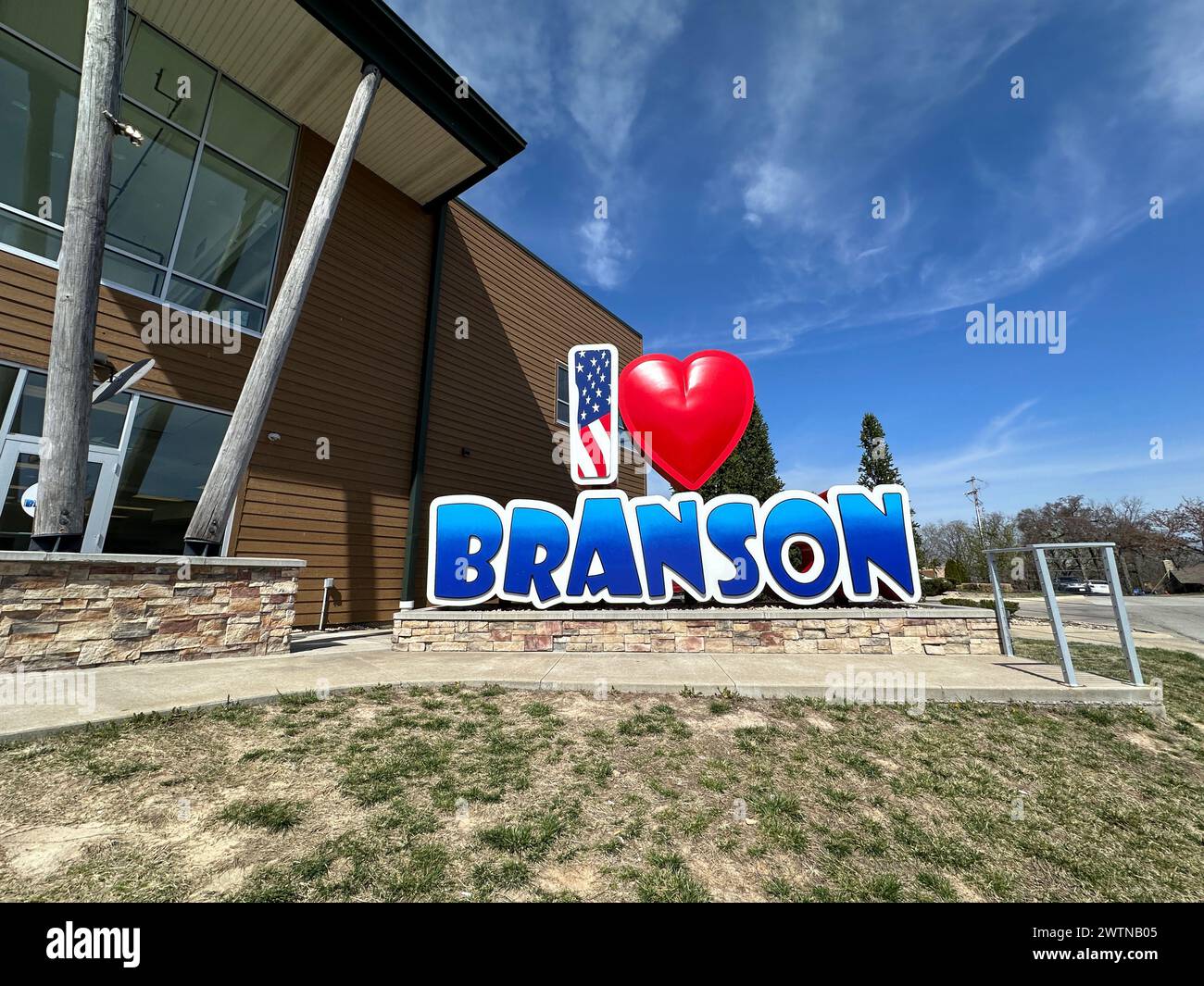 Branson, Missouri - March 12: I Love Branson Sign Stock Photo - Alamy