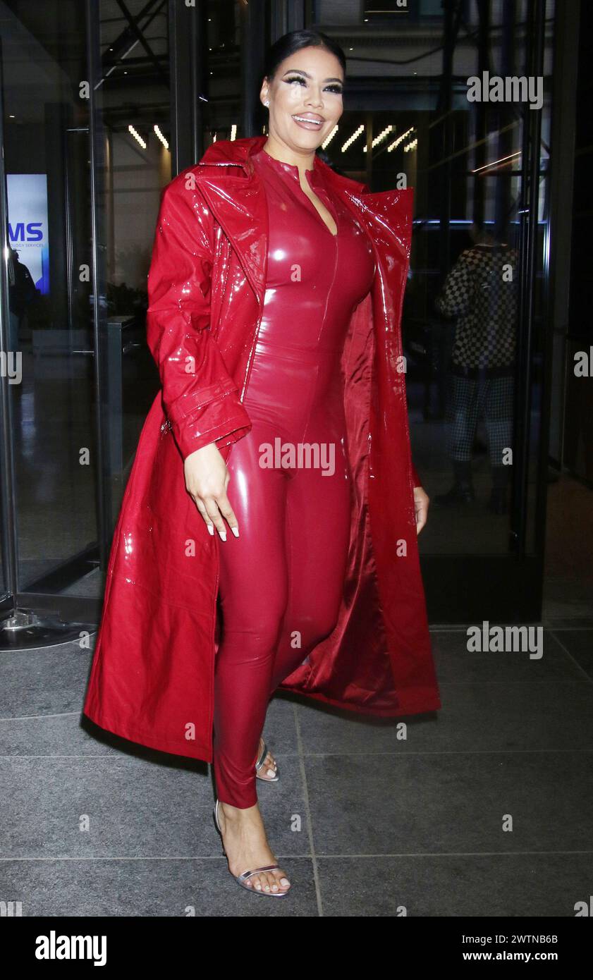 New York, NY, USA. 18th Mar, 2024. Mia Thornton seen at Watch What ...