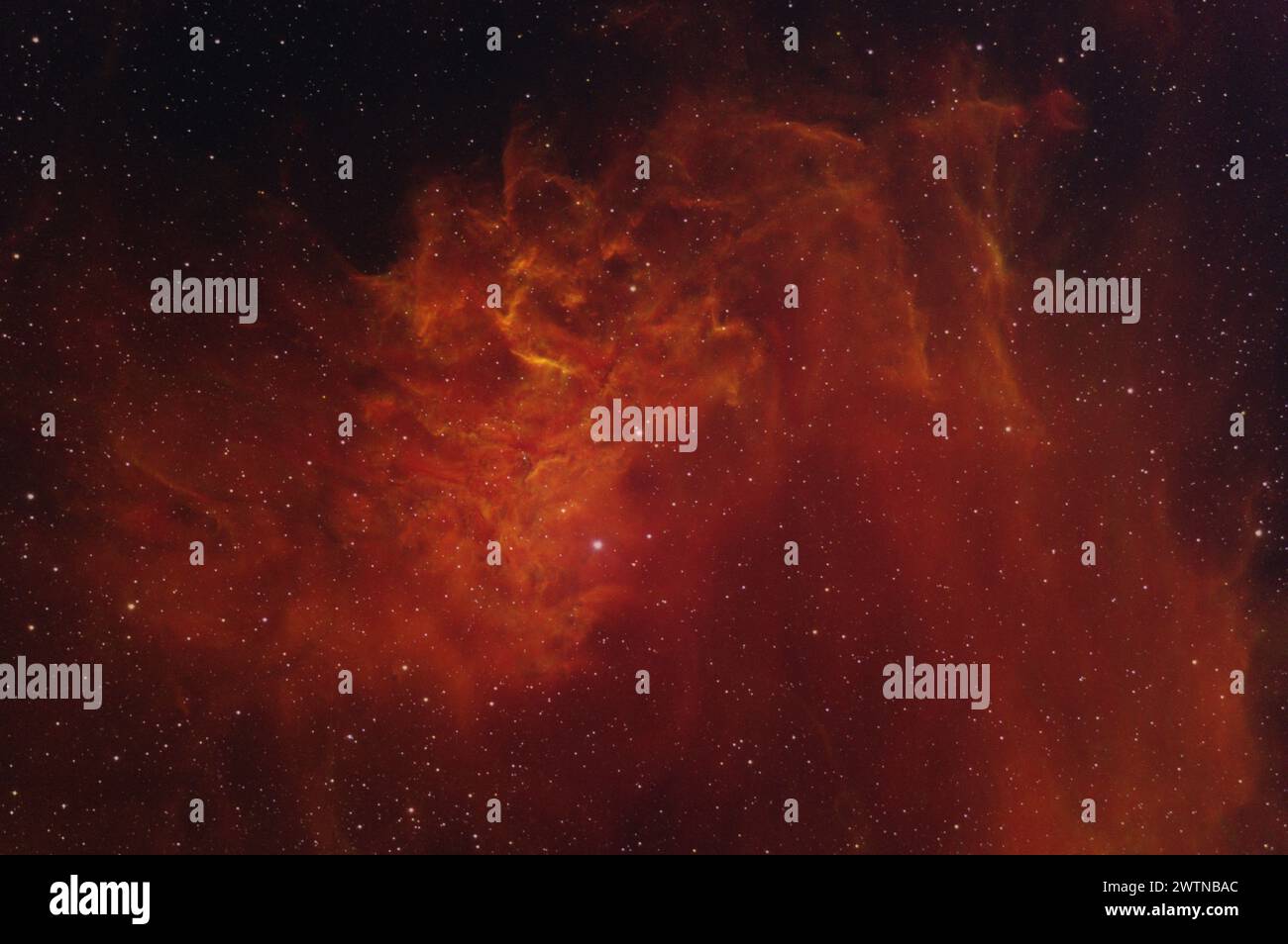 IC405 Flaming Star Nebula Stock Photo - Alamy