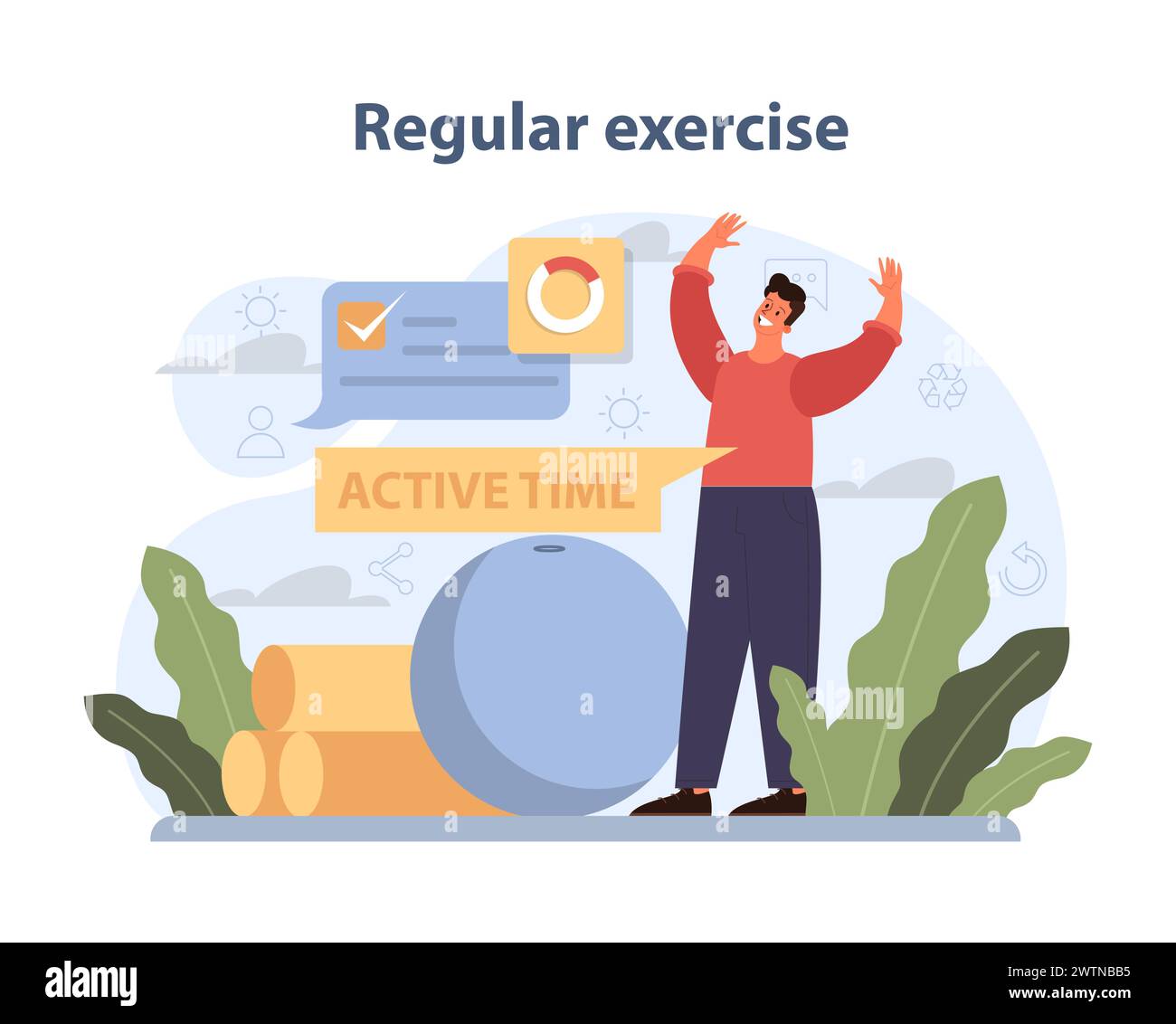 Gym snapshot Stock Vector Images - Alamy