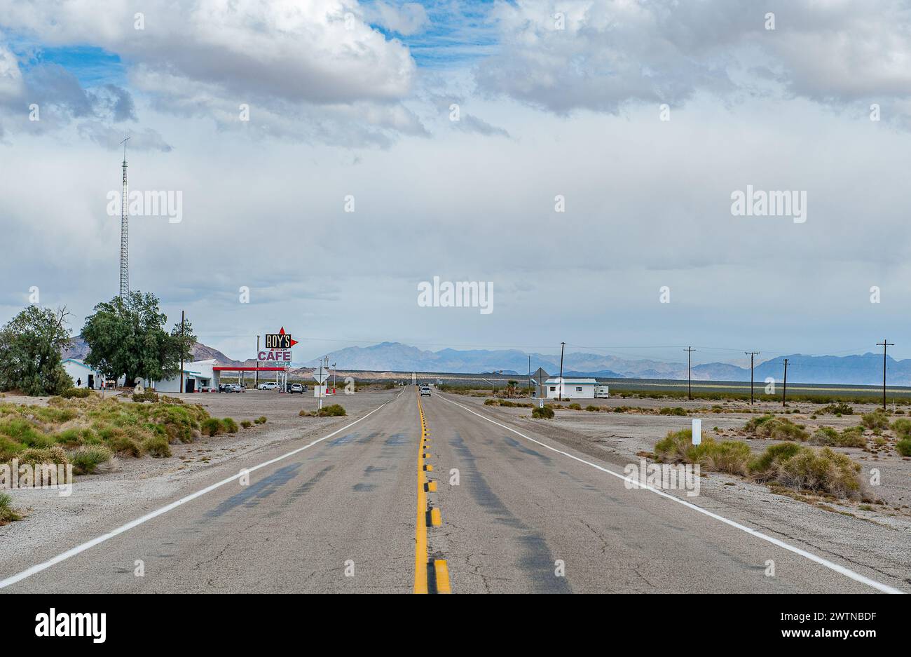 Iconic Roy's Motel & Café in Amboy on Route 66 in the Mojave desert ...