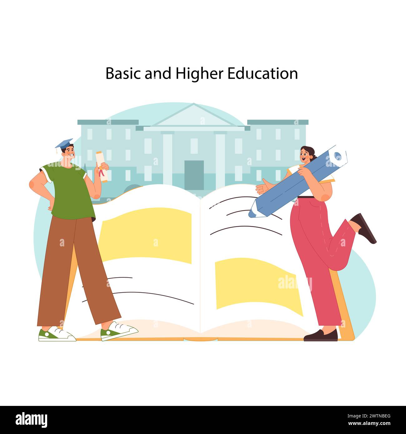 Tertiary education institution Stock Vector Images - Alamy