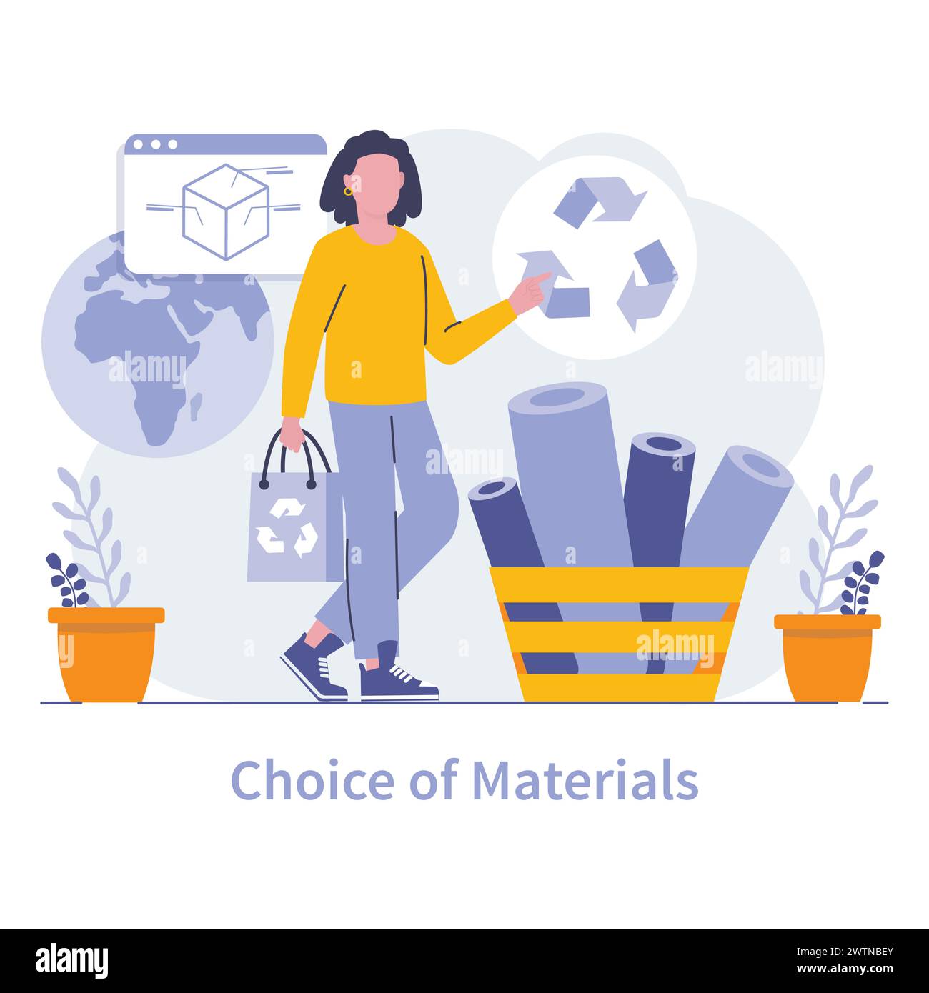 Choice of materials concept. A conscious selection of eco-friendly ...