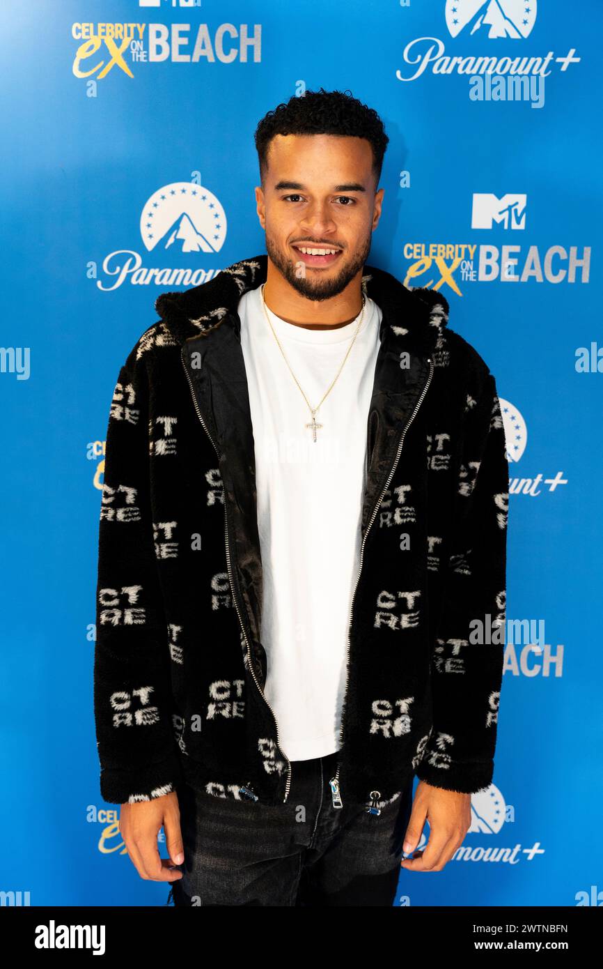 Toby Aromolaran attending the Celebrity Ex on the Beach event at the ...