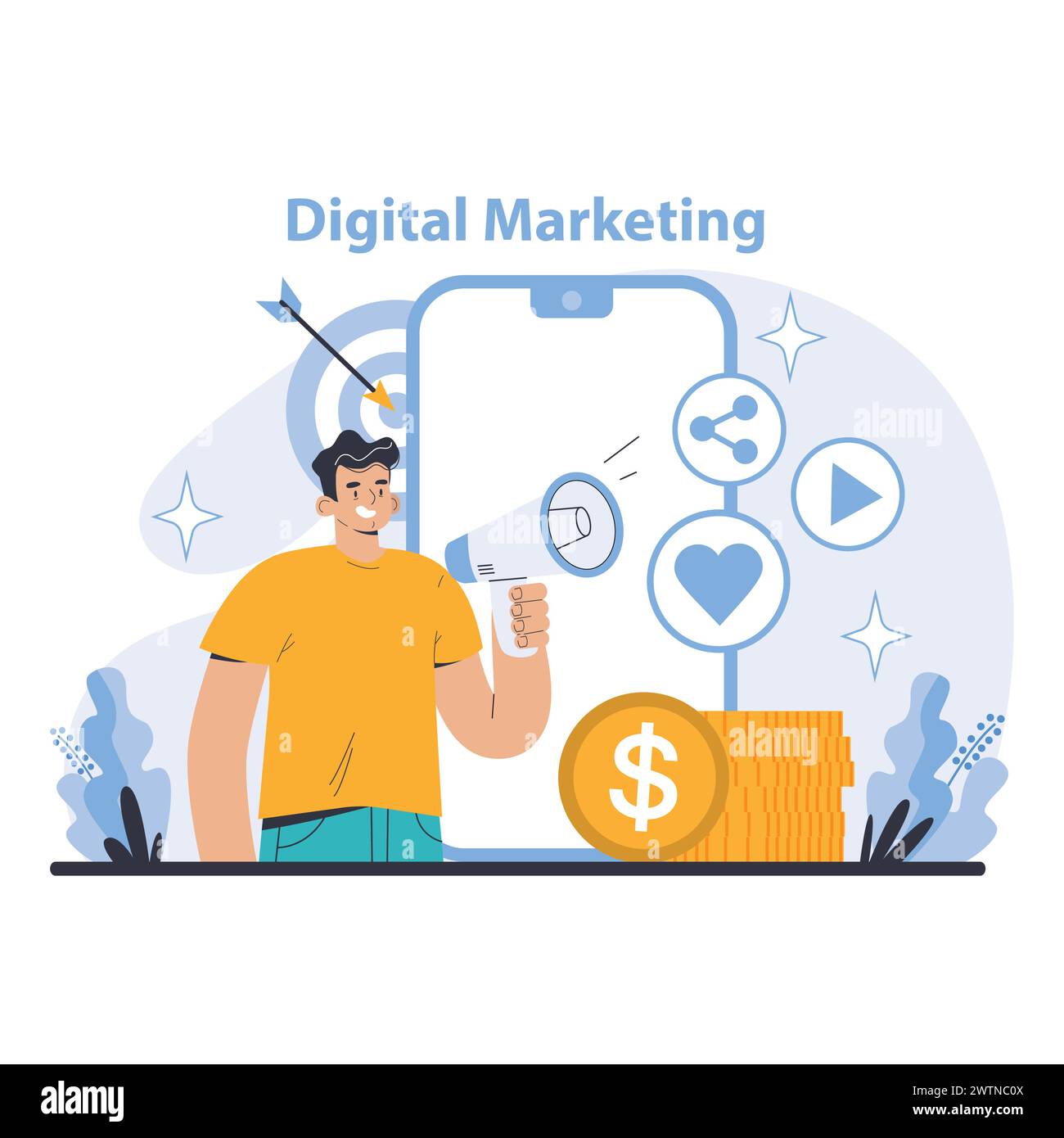 Ad metrics Stock Vector Images - Alamy