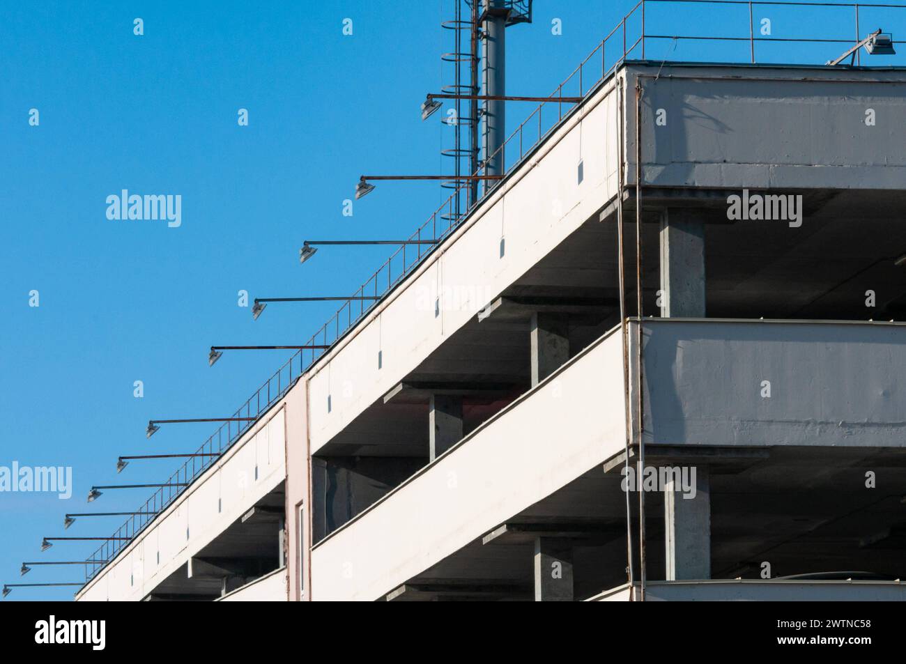 Architecture Multi-storey outdoor parking Samara Samara region Russia ...