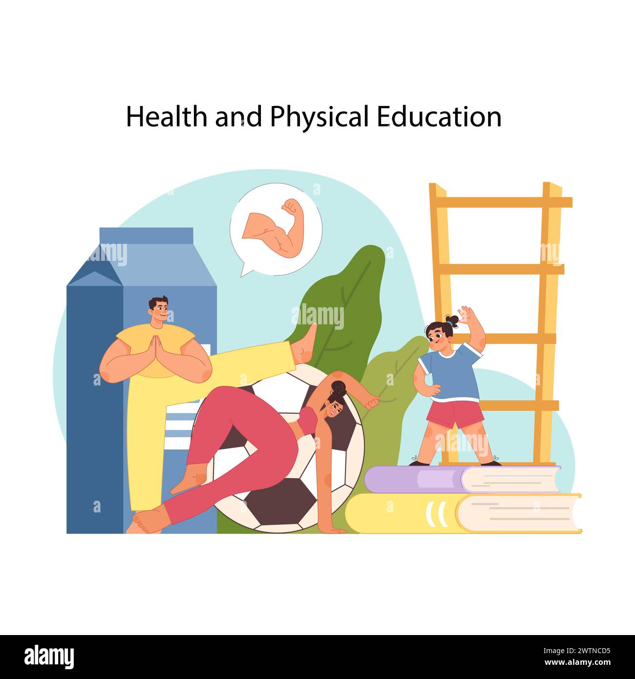 Dynamic physical activities Stock Vector Images - Alamy