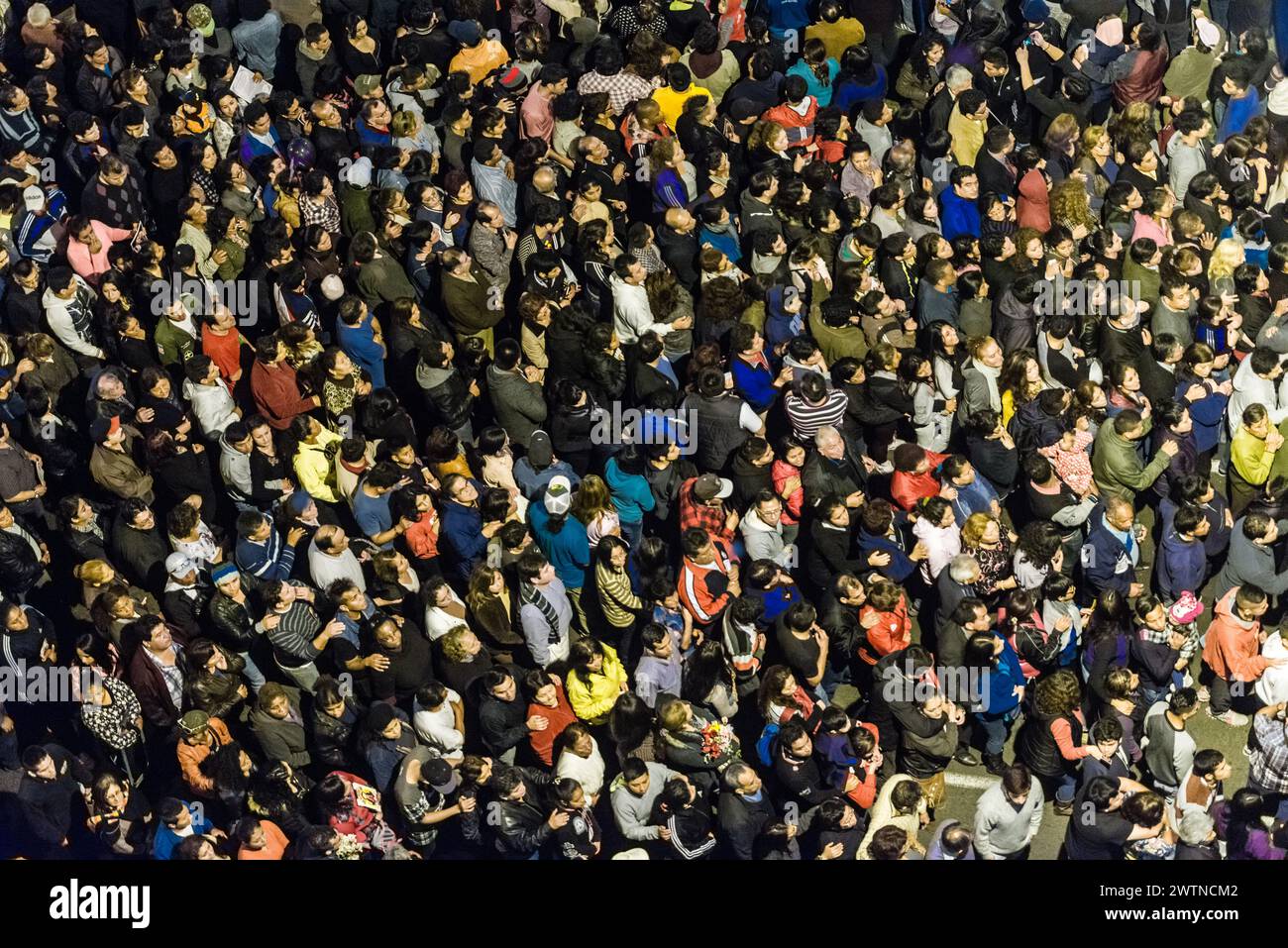 Lord of Miracles Procession, Christ of Pachacamilla Stock Photo - Alamy