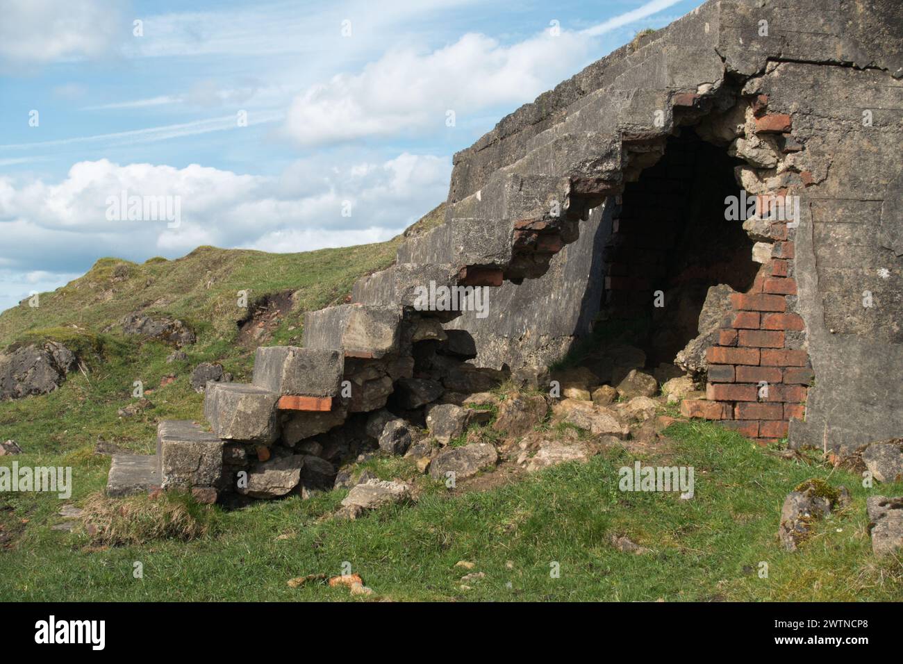 Surreal Concrete Structures of the old Golconda mine Lead Crushing ...