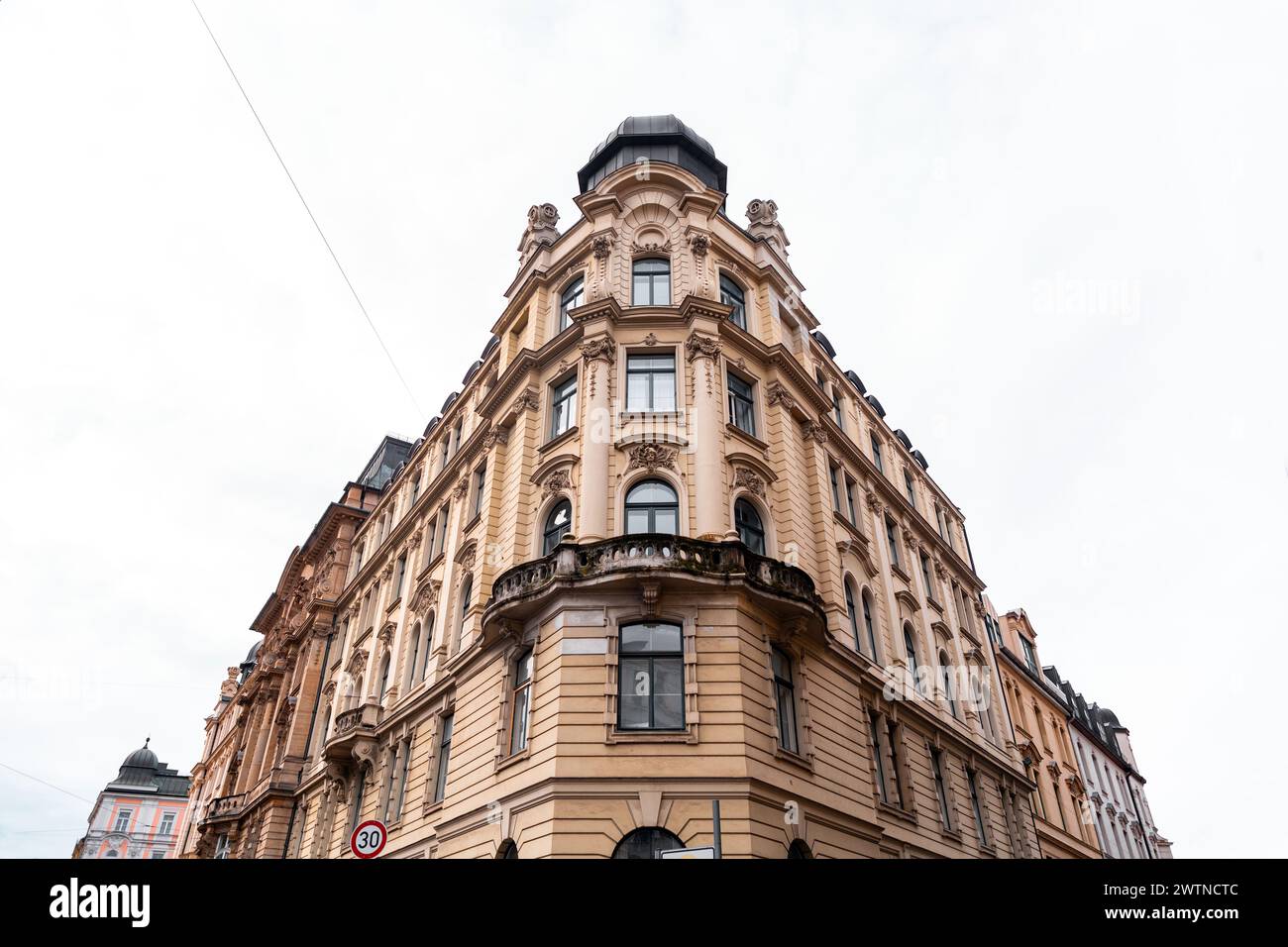 Classic architectural and ornamental detail in Munich, the capital of ...