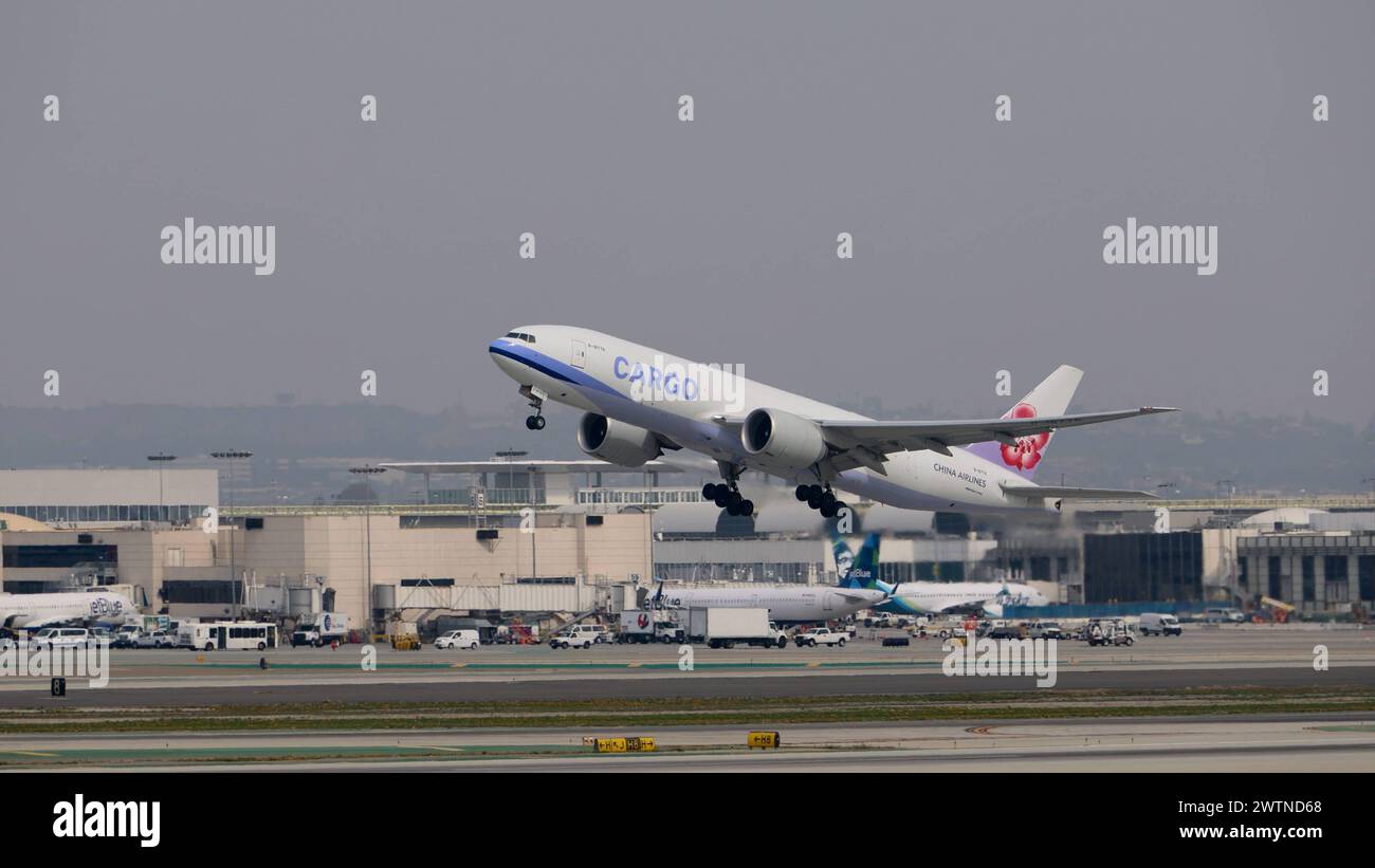 B-18778 China Airlines Boeing 777-F am Los Angeles International ...