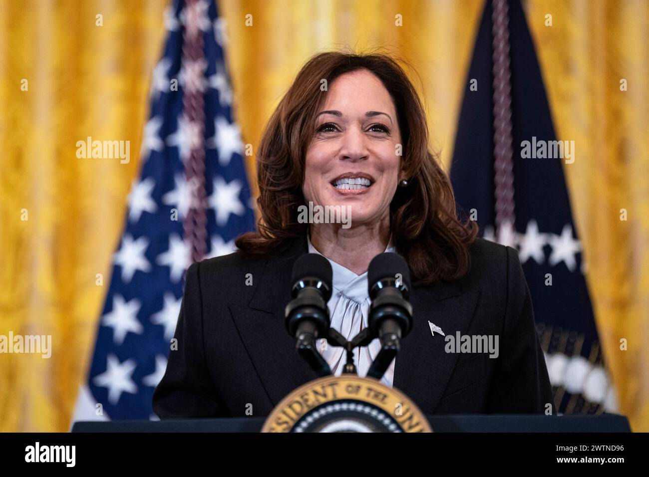 Washington, DC, USA, March 18, 2024. United States Vice President ...