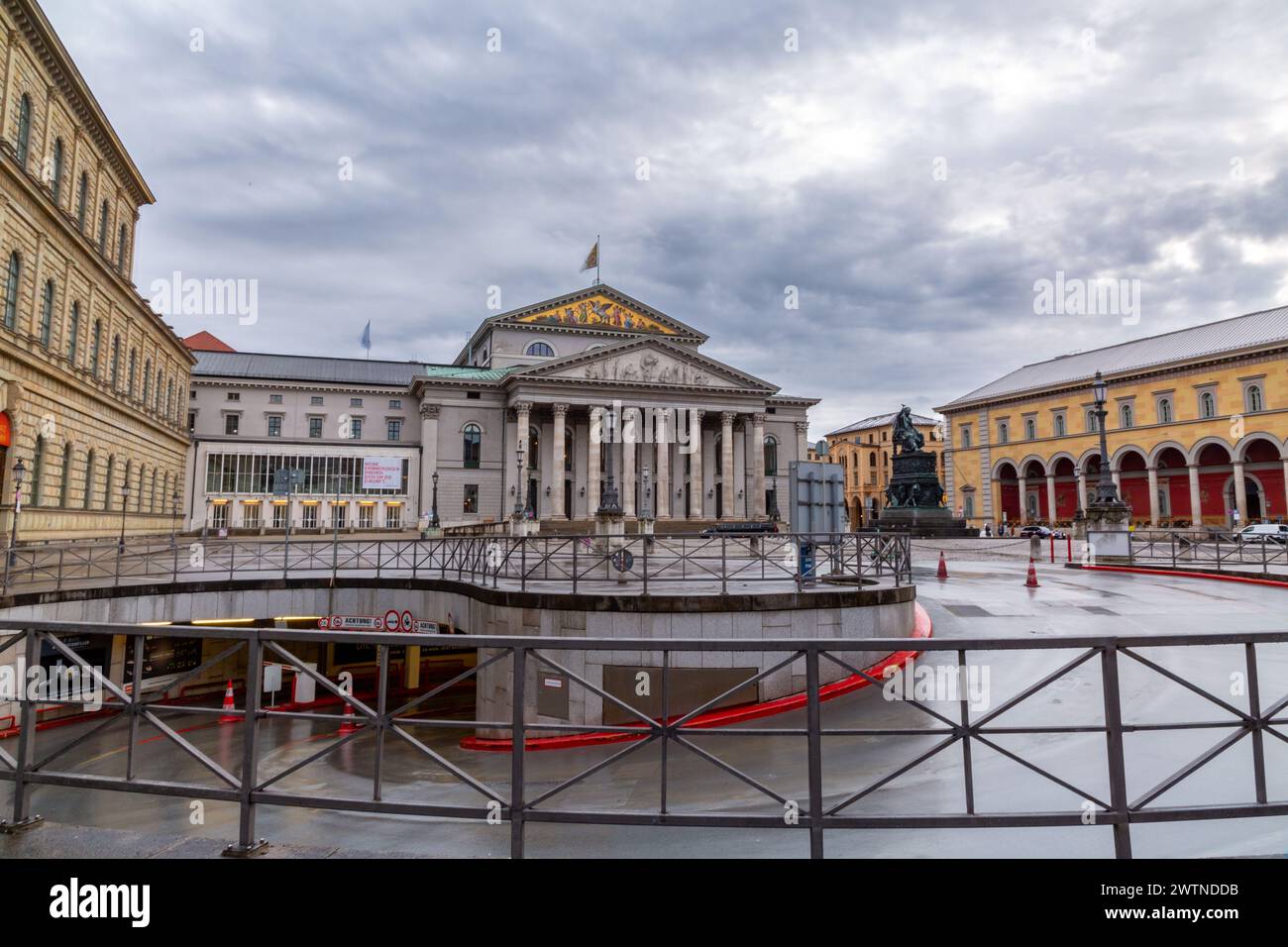 Munich, Germany - DEC 25, 2021: Bavarian National Theather and Opera ...