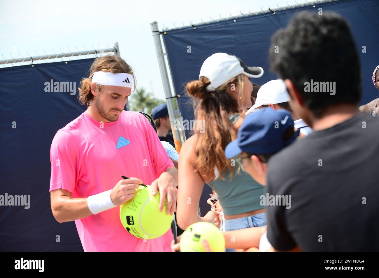 Miami open presented by itau 2024 practice hi-res stock photography and ...