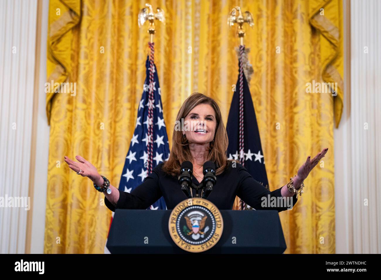 Washington, DC, USA. 18th Mar, 2024. Maria Shriver, former First Lady ...