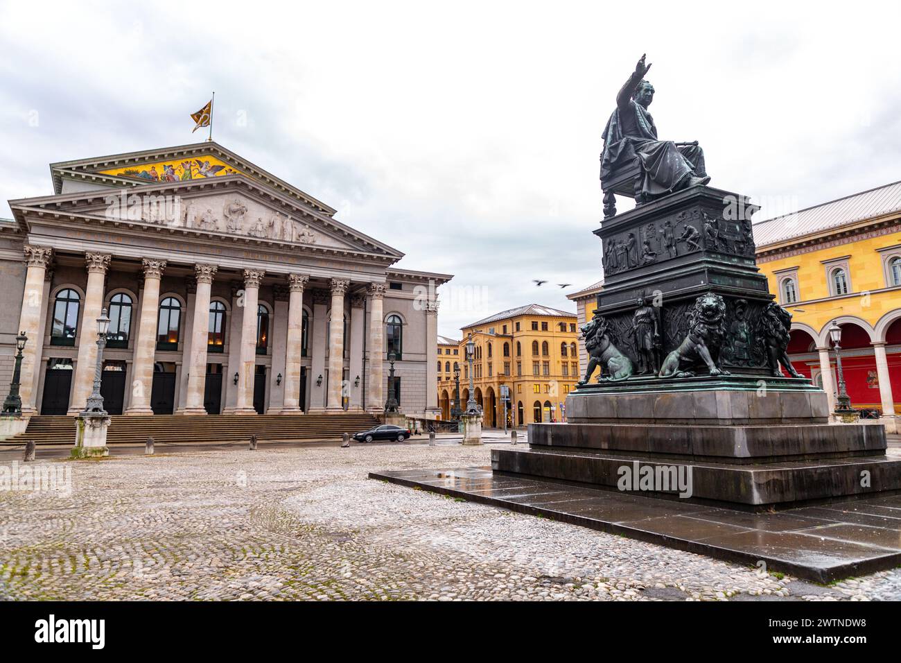 Munich, Germany - DEC 25, 2021: Bavarian National Theather and Opera ...