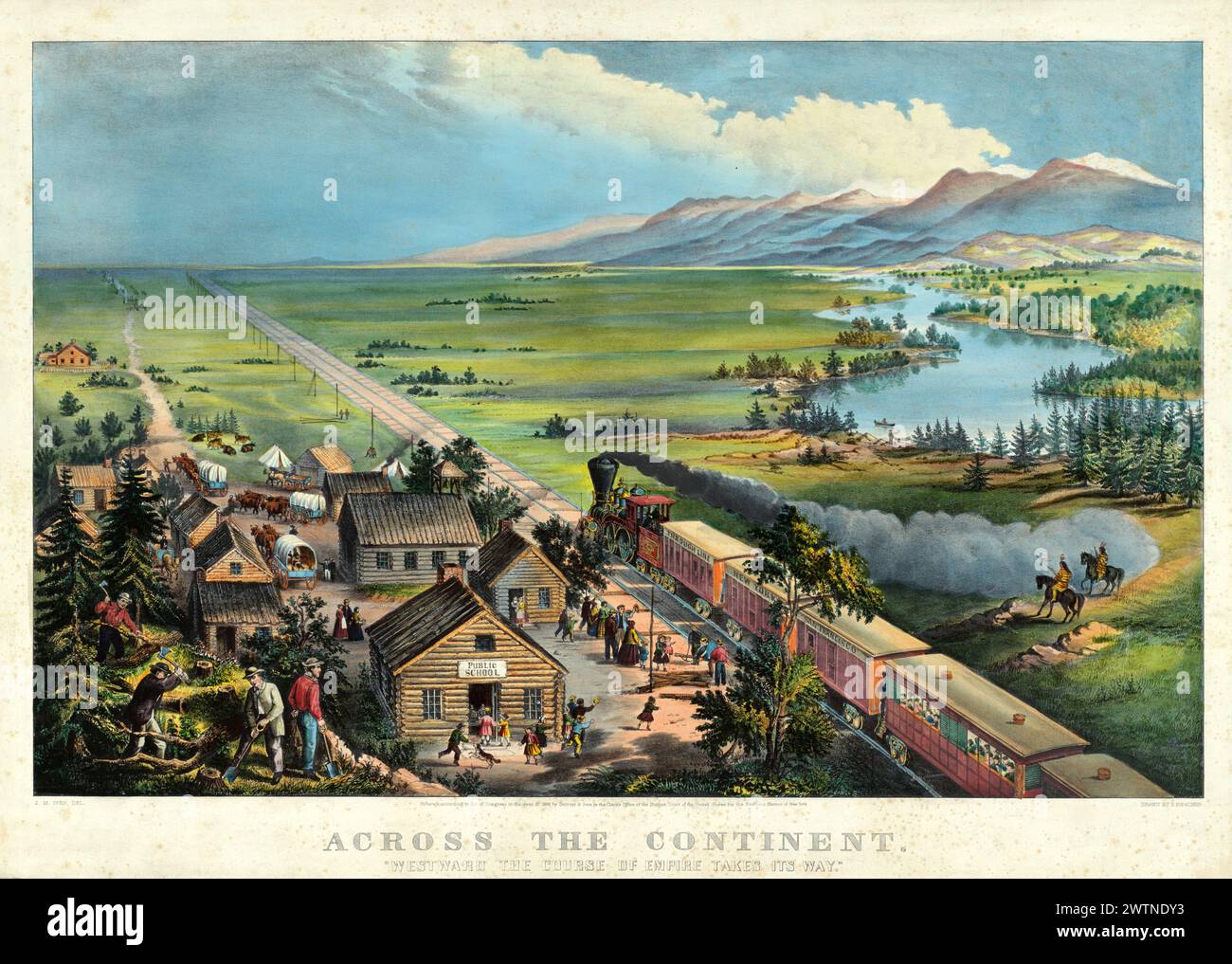 Across the Continent: "Westward the Course of Empire Takes its Way ...