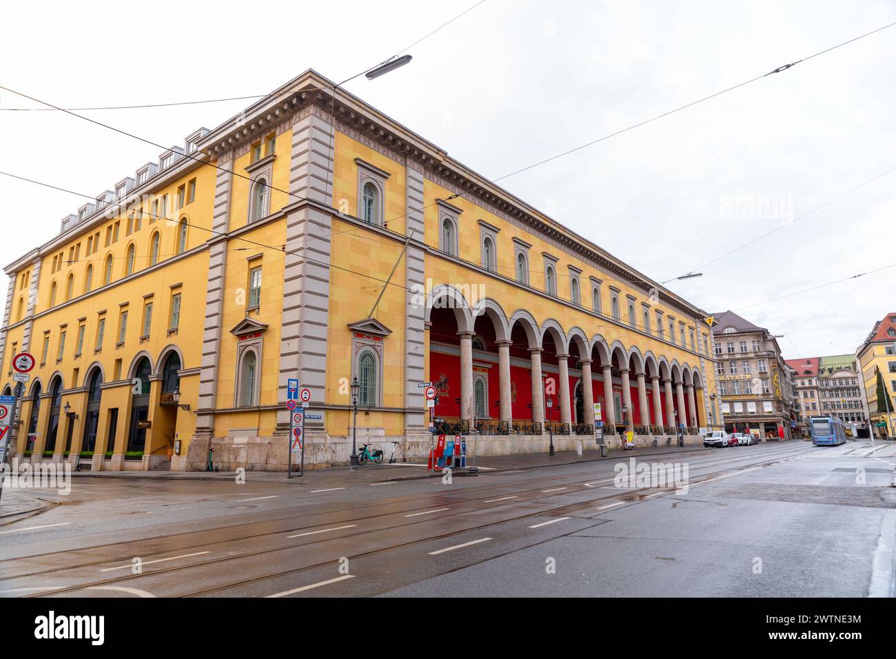 Munich, Germany - DEC 25, 2021: The Palais Toerring Jettenbach is a ...