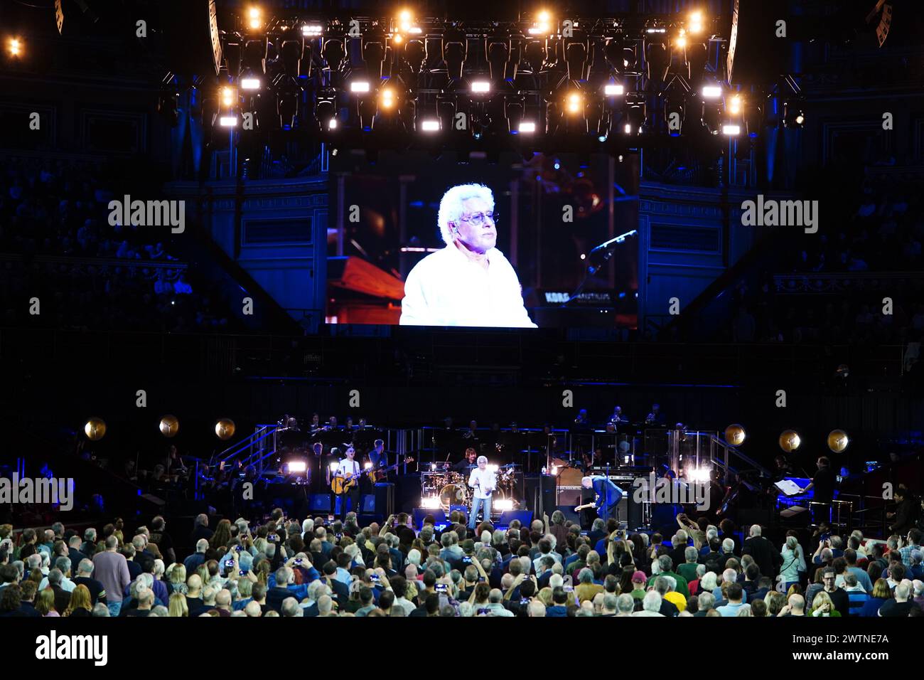Roger Daltrey of The Who on stage during the Teenage Cancer Trust show ...