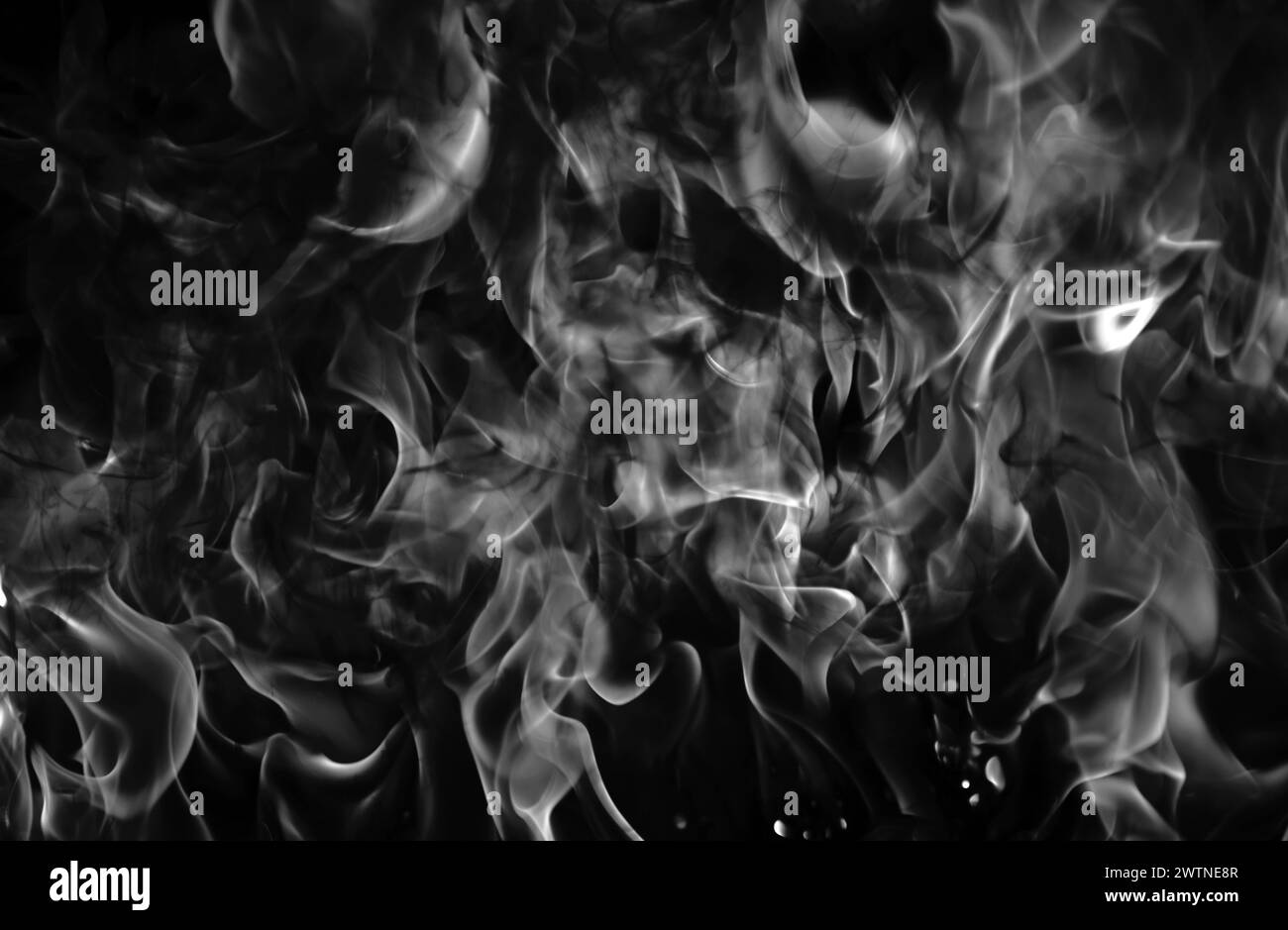Red flames fire black Black and White Stock Photos & Images - Alamy