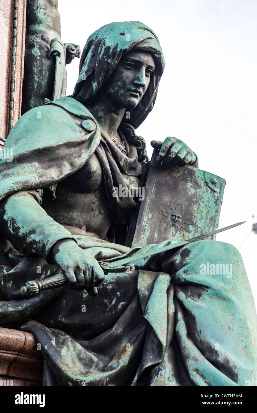 Munich, Germany - December 25, 2021: At Munich's most popular upscale ...