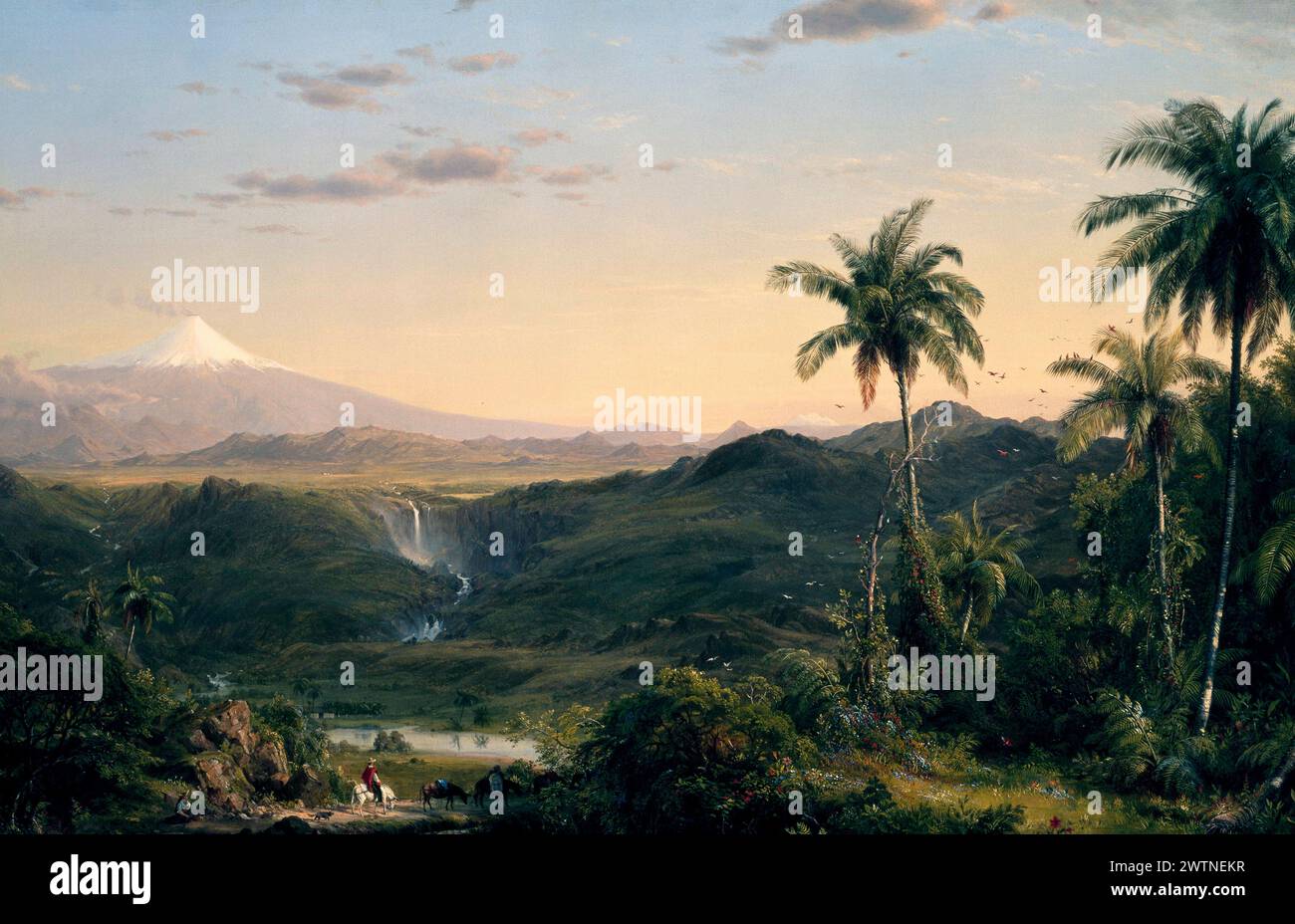 Cotopaxi - Frederic Edwin Church 1855 Stock Photo - Alamy