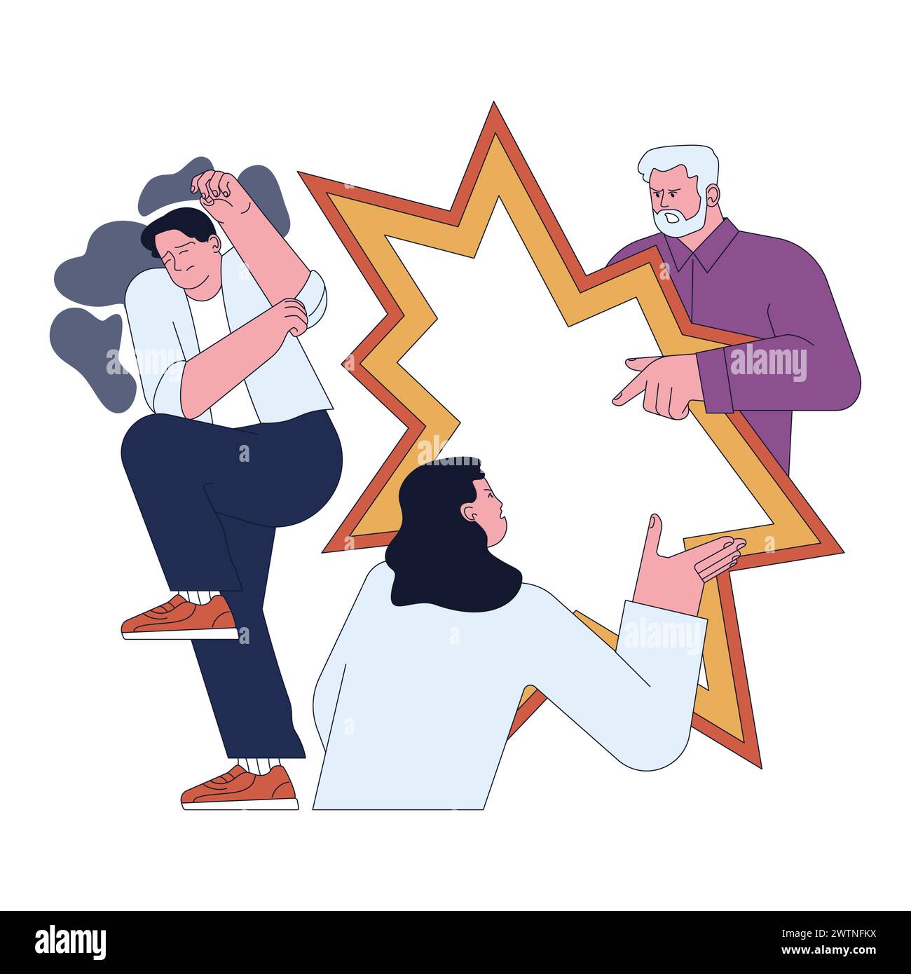 Fear tension hi-res stock photography and images - Alamy