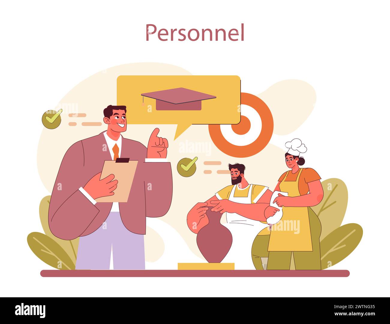 Team Skill Development concept. Cultivating expertise and leadership ...