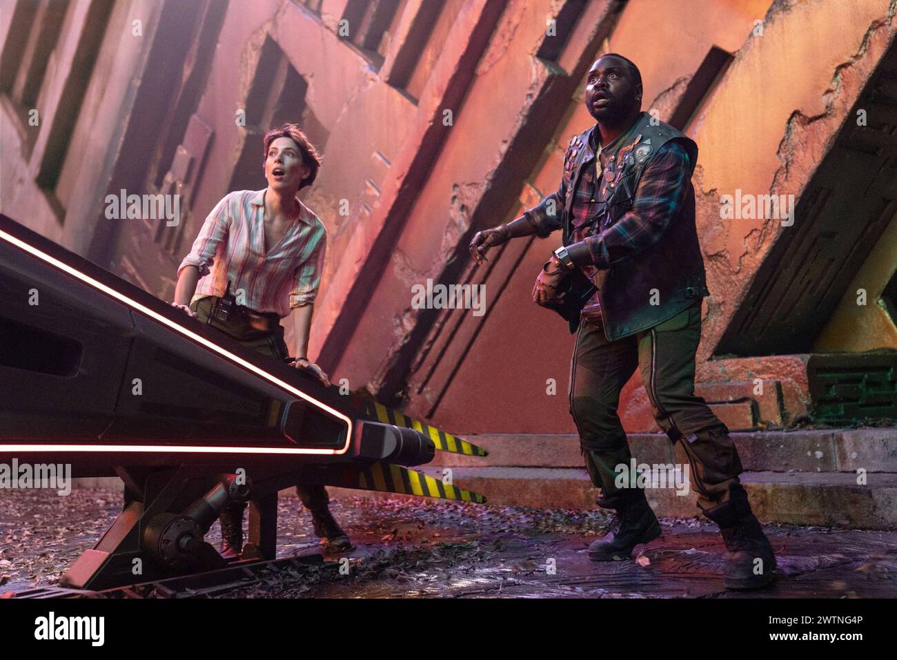 GODZILLA X KONG: THE NEW EMPIRE, from left: Rebecca Hall, Brian Tyree ...