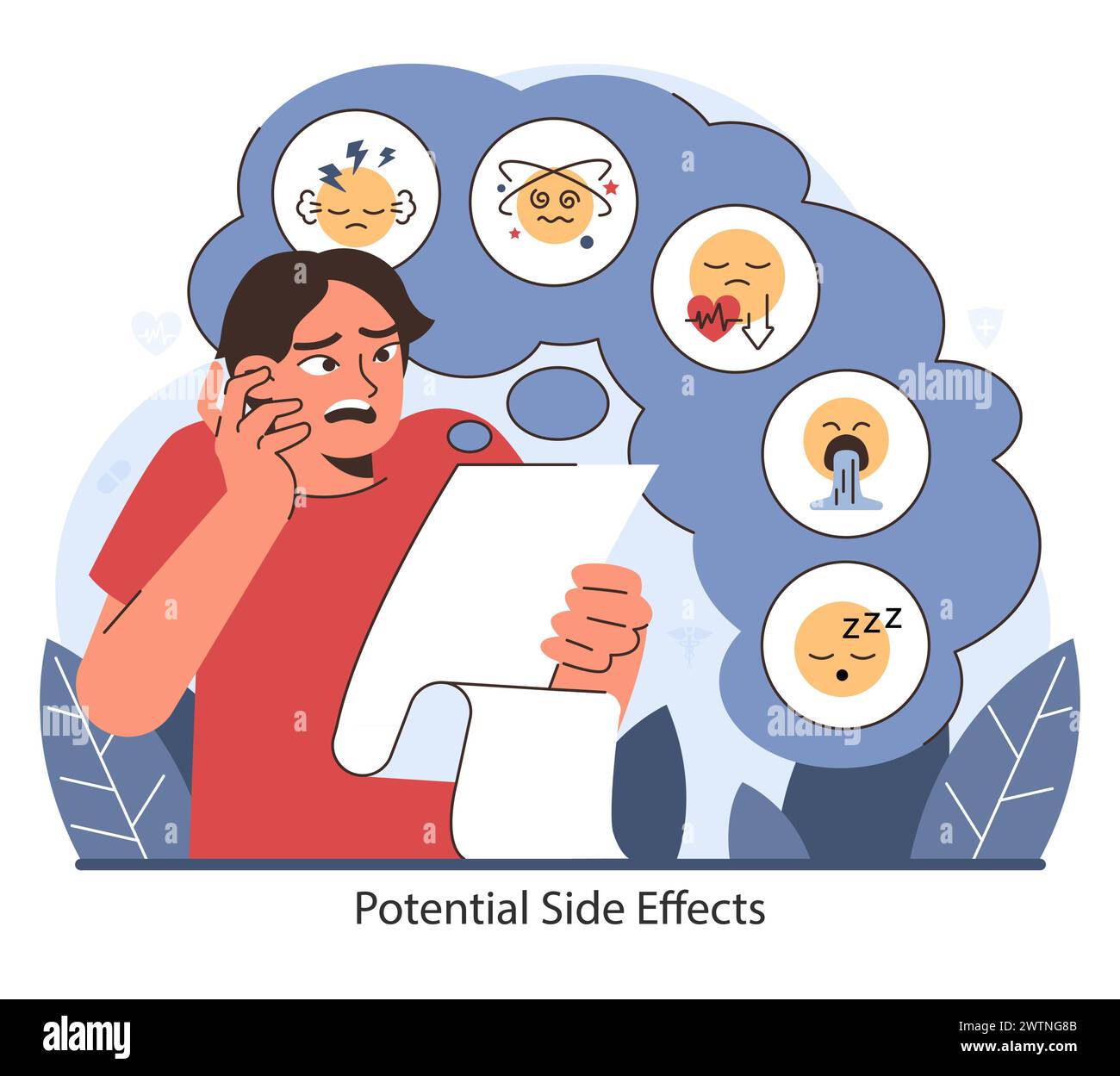 Potential Side Effects of Ketamine. An anxious patient contemplates the ...