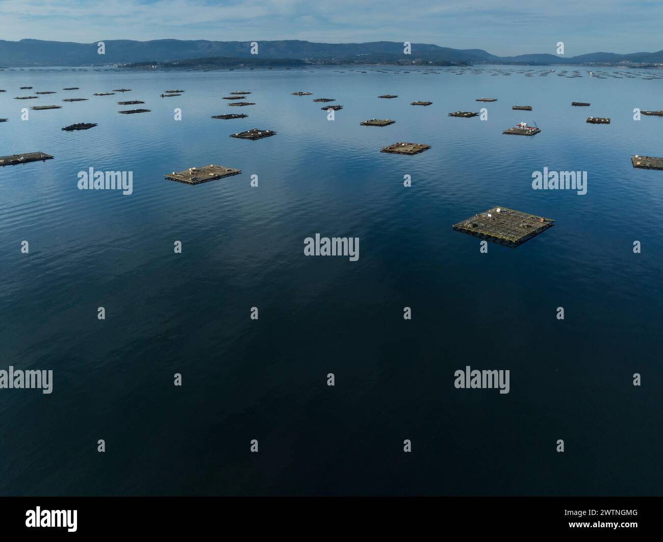 Mussel rafts polygon hi-res stock photography and images - Alamy