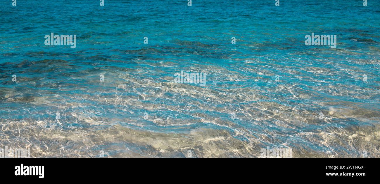 Summer sea background. Texture of water surface. Shining blue water ...