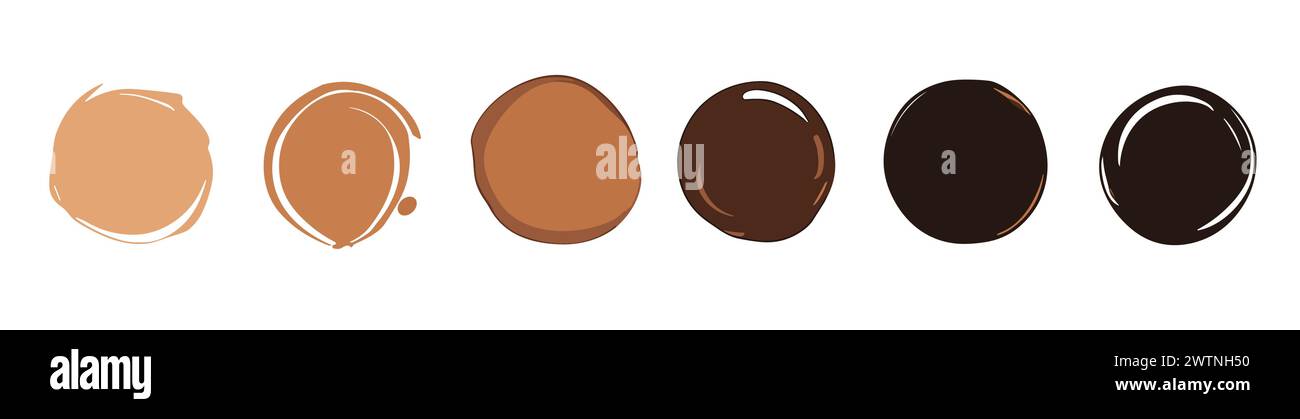 Splatter ink vector dirt stain brown brush. Paint inkblot black blob ...