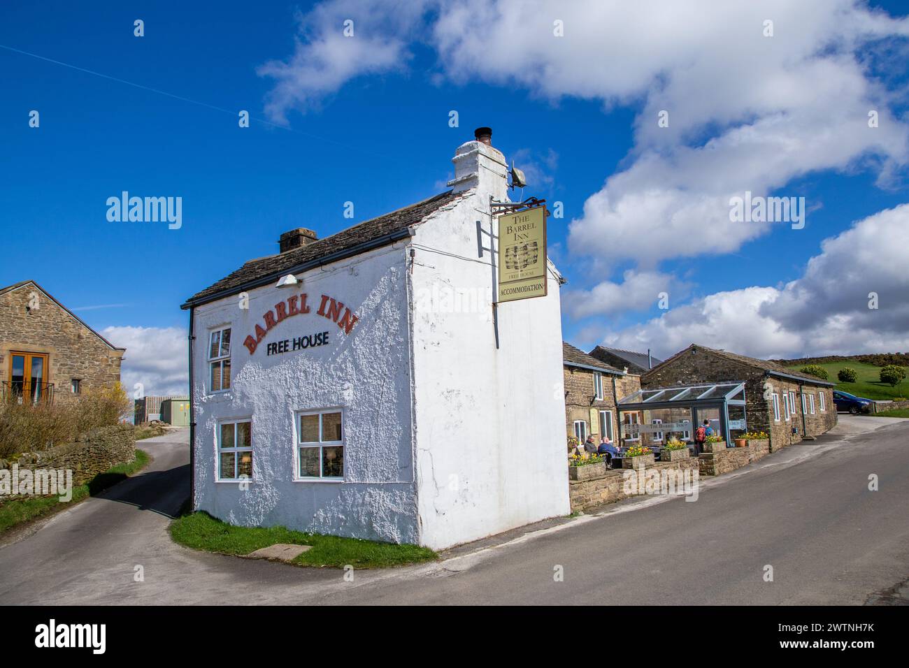 The Barrel Inn at Bretton the highest pub in Derbyshire dates back to ...