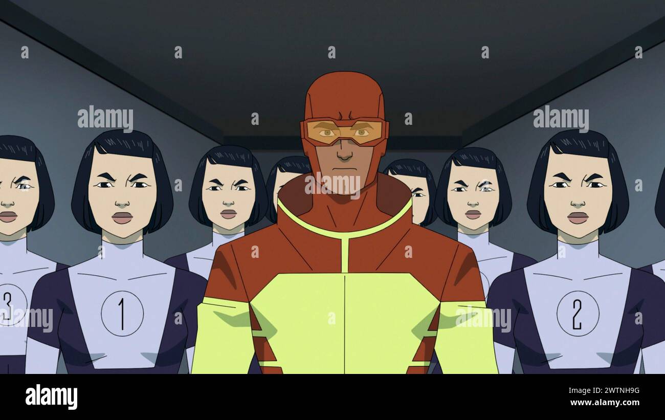 INVINCIBLE, Dupli-Kate (voice: Melise), Rex Splode (center - voice ...