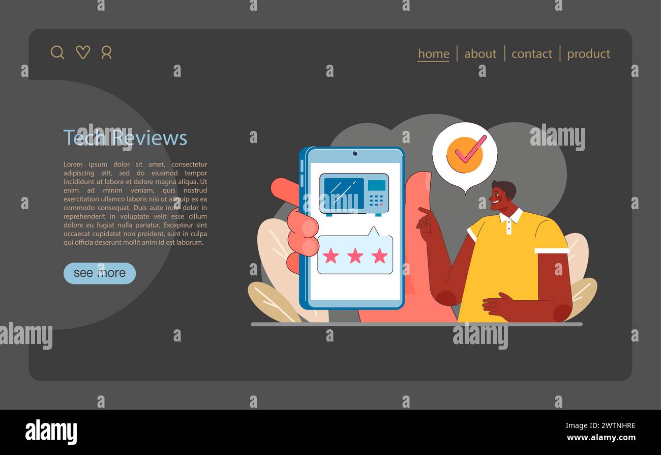 Tech Savvy concept. Assessing and advising on the latest gadgets ...