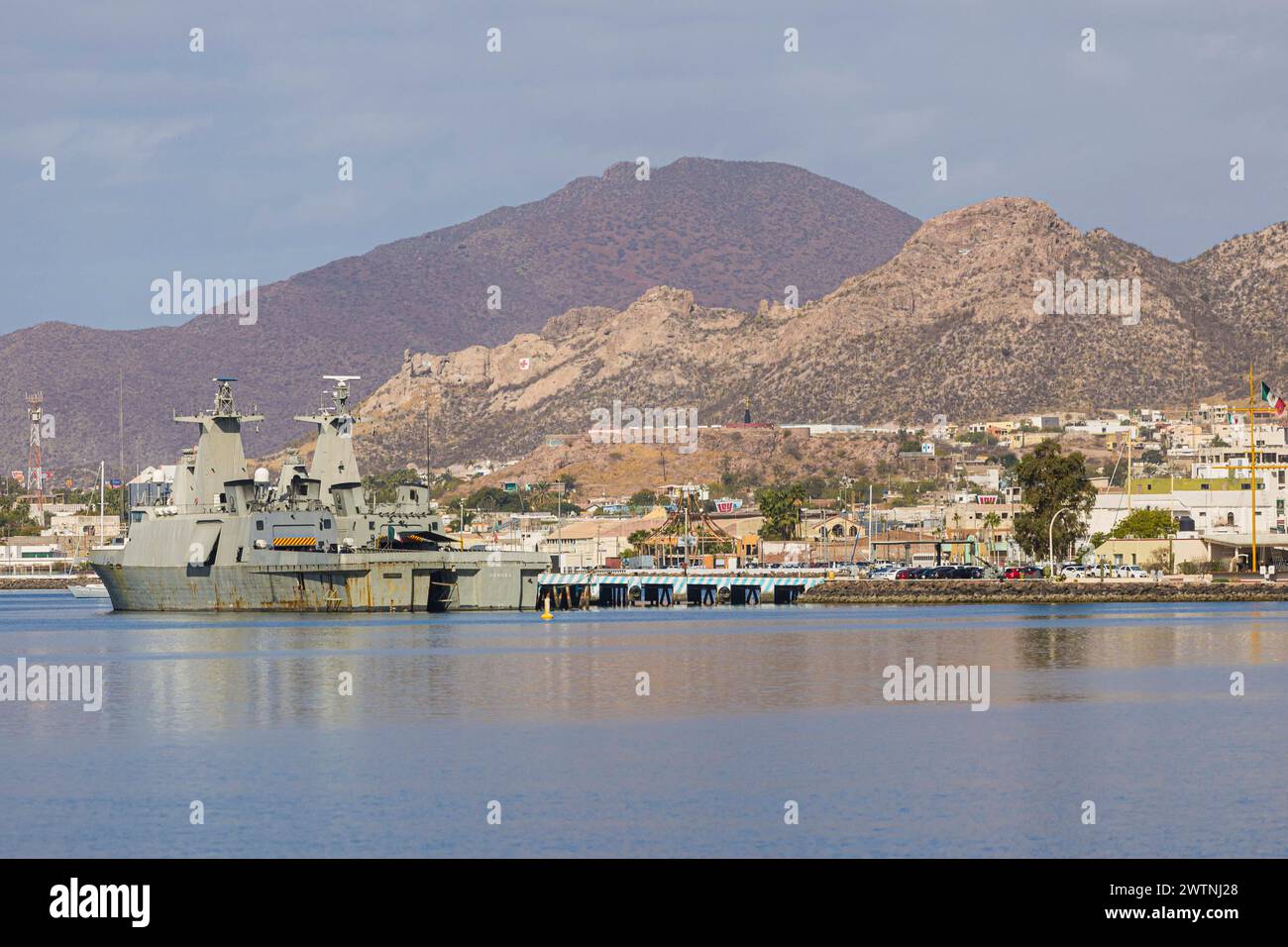 Mexican Navy Ship at the Ten Cruise Terminal, the maritime terminal and ...