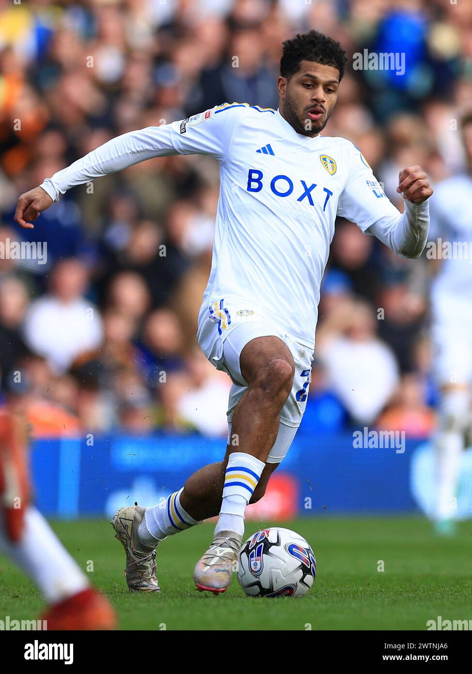Leeds, UK. 17th Mar, 2024. Georginio Rutter of Leeds United during the ...