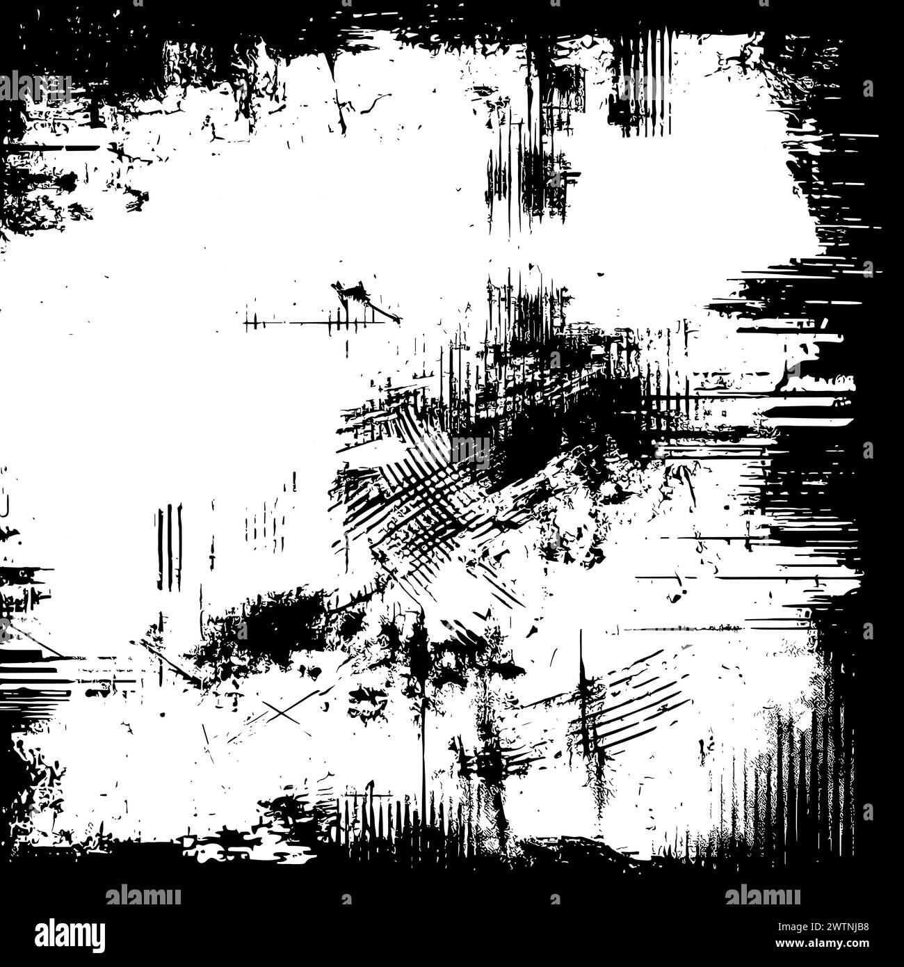 Old dusty frame Stock Vector Images - Alamy