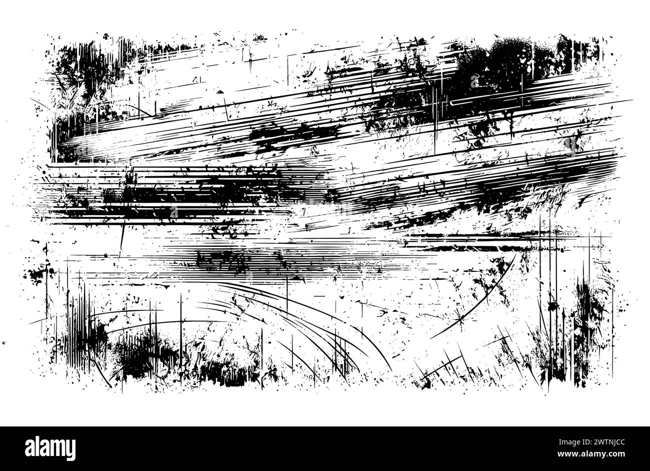 Distress vector old black grunge scratch metal background. Rust black ... Distress vector old black grunge scratch metal background. Rust black ...